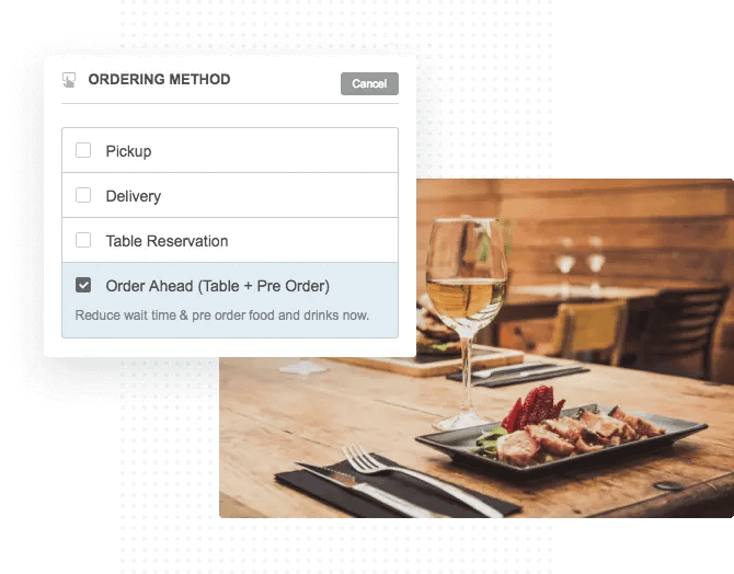Table Booking | Online Ordering System